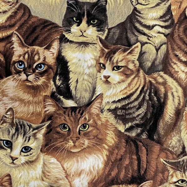 Cat Fabricquilt - Etsy