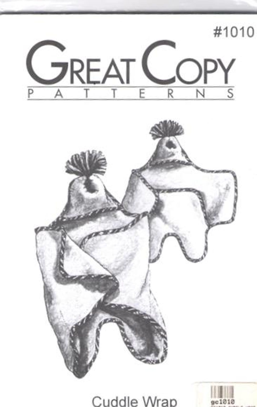 Great Copy Baby Cuddle Wrap Sewing Pattern , New Uncut - Etsy