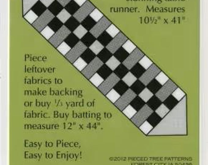 Table Runner & Placemats Quilt Pattern, Table Crossings- Poorhouse ...