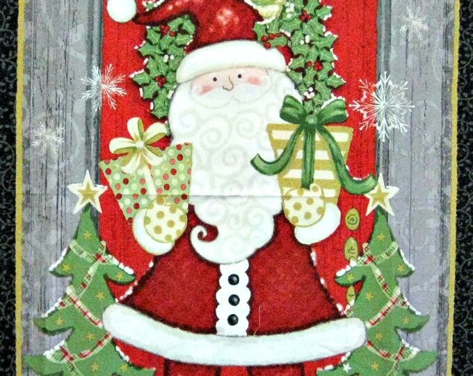 Jingle All the Way Quilt Panel,nancy Halvorsen, Rave Find - Etsy