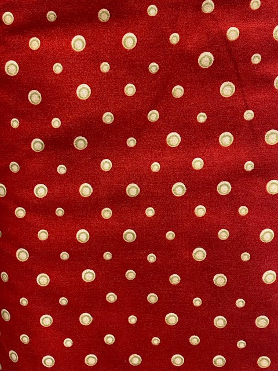 Red Dot Quilt Fabric, Quilters Cotton, by the Yard - Etsy
