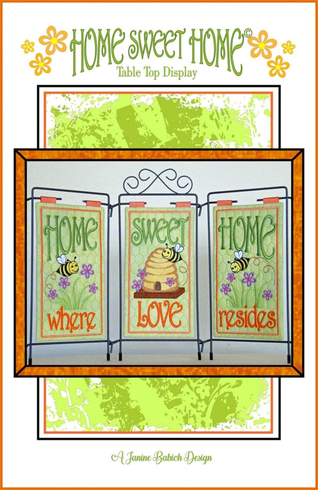 Bee Hive Embroidery Design by Janine Babich Designs , Made in the Hoop ...