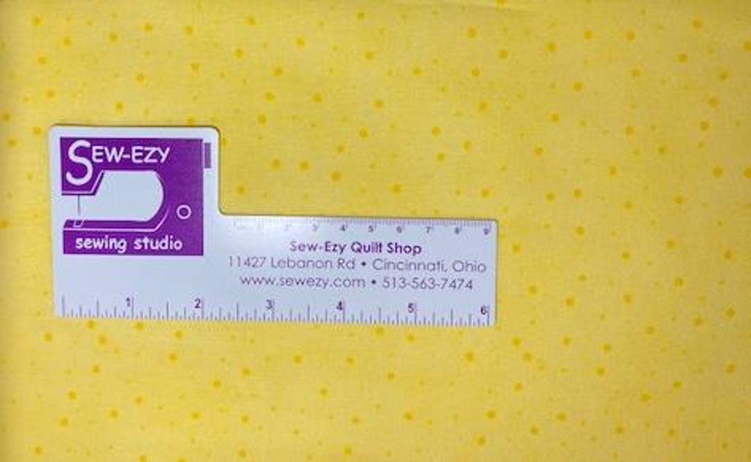 Yellow Fabric by the Yard- Specks of Yellow ,blender, Tonal - Home ...