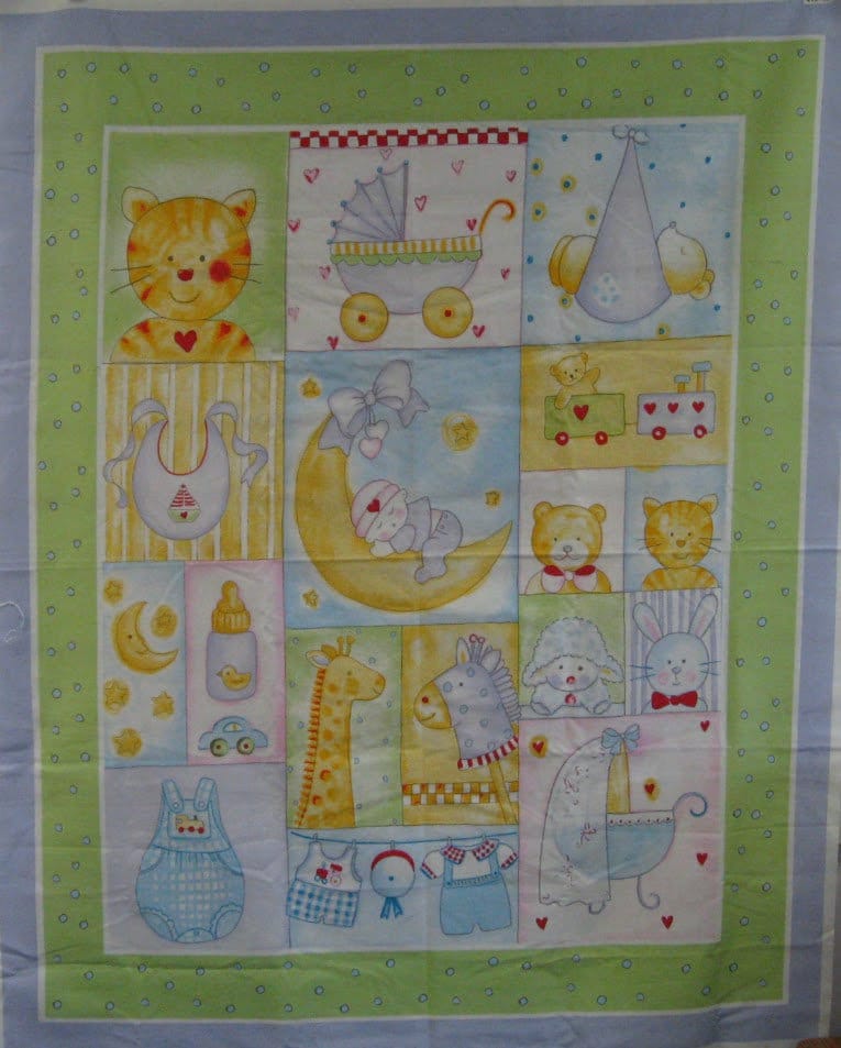 Baby Moon Quilt Panelfabri Quilt - Etsy