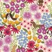 Quilting Fabric Flower Garden Fabric, Spring Has Sprung Cothworks , by ...