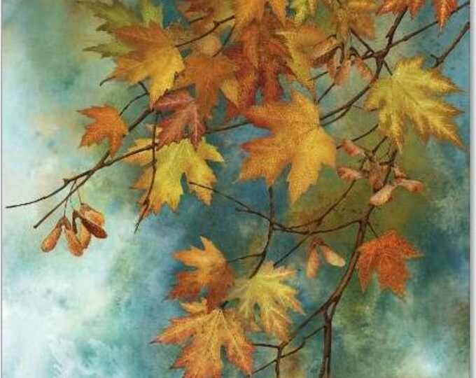 Autumn Splendor Quilt Panel - Stonehenge Fall Leaves Quilt Panel by ...