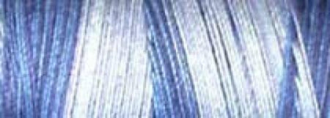 Blue Variegated Cotton Thread-variegated Blue- Vibrant- 50wt - Robison ...
