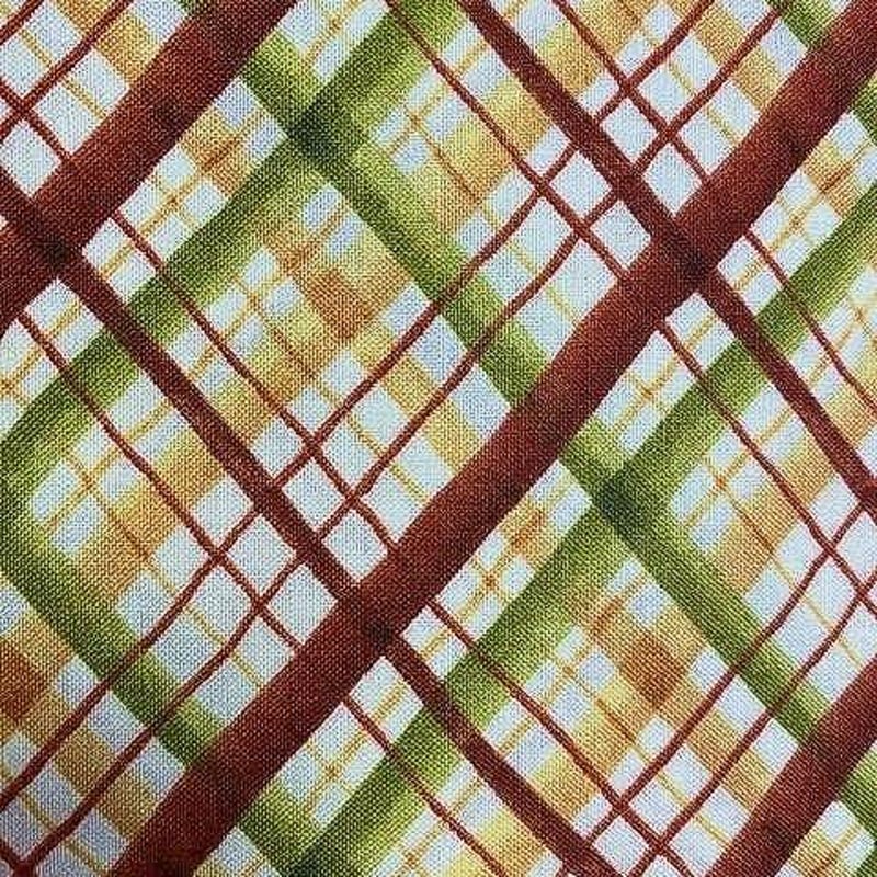 Fall Plaid Fabric - Etsy