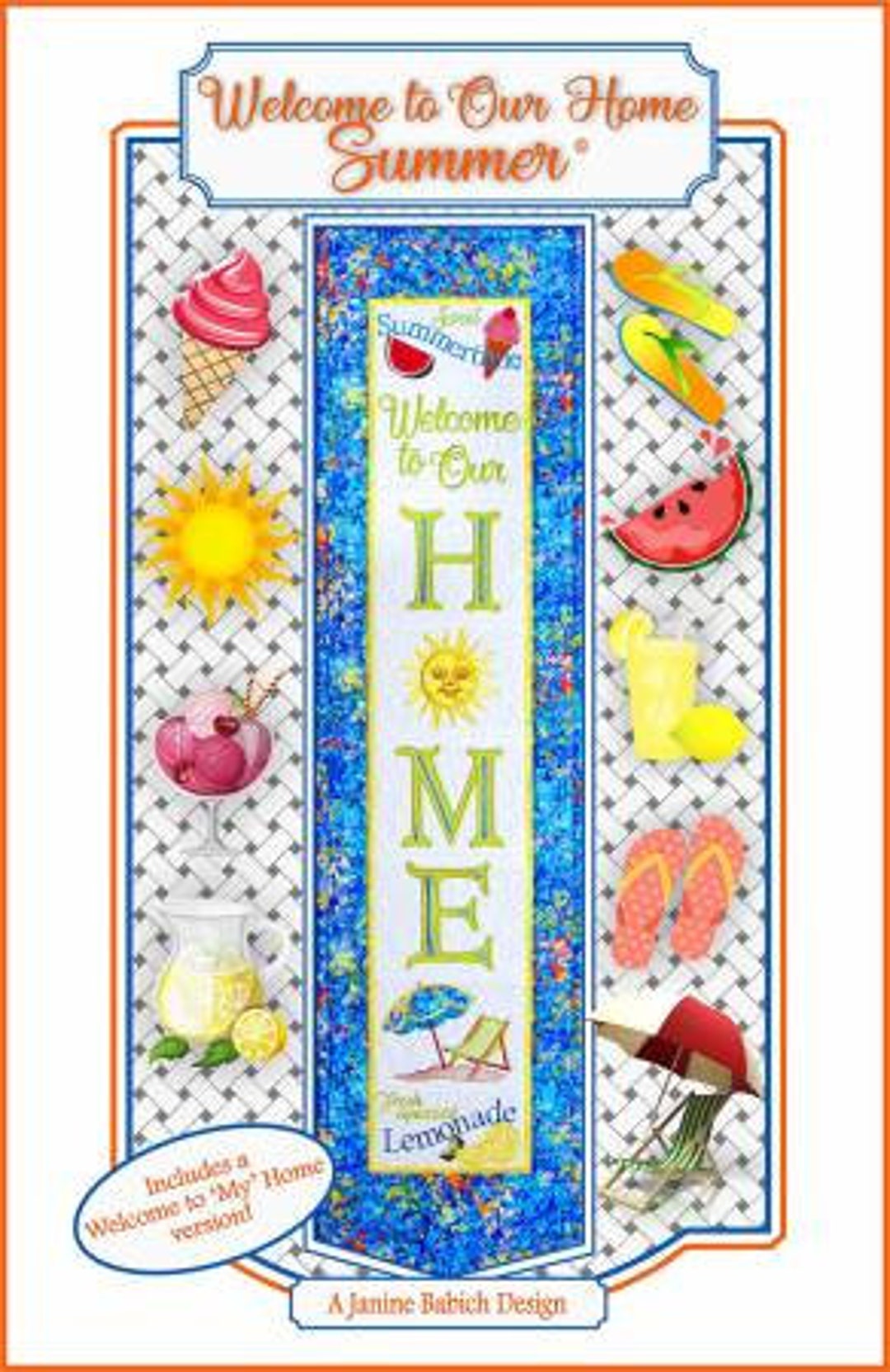 Summer Machine Embroidery Design, Janine Babich Designs , JBDWTOH2 ...