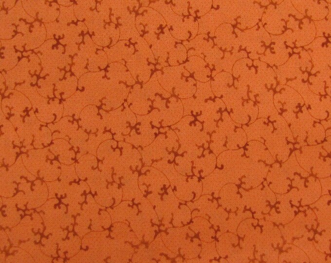 Crosses on Deep Orange Fabric X Cinnamon by Ivieclothco Burnt Spiced ...