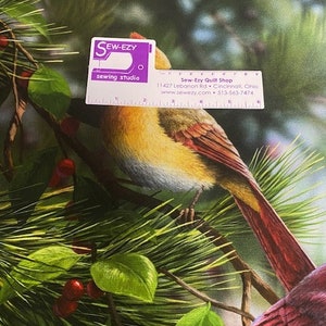 Bird Fabric Panel Artisan Birds & Berries Quilt Panel Cotton Fabric ...