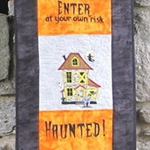 Spooky Haunted Houses Halloween Machine Embroidery Design- , the Wonky ...