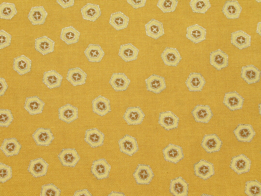 Oriental Coin Fabric, Andover, by the Yard, Gold Metallic - Etsy