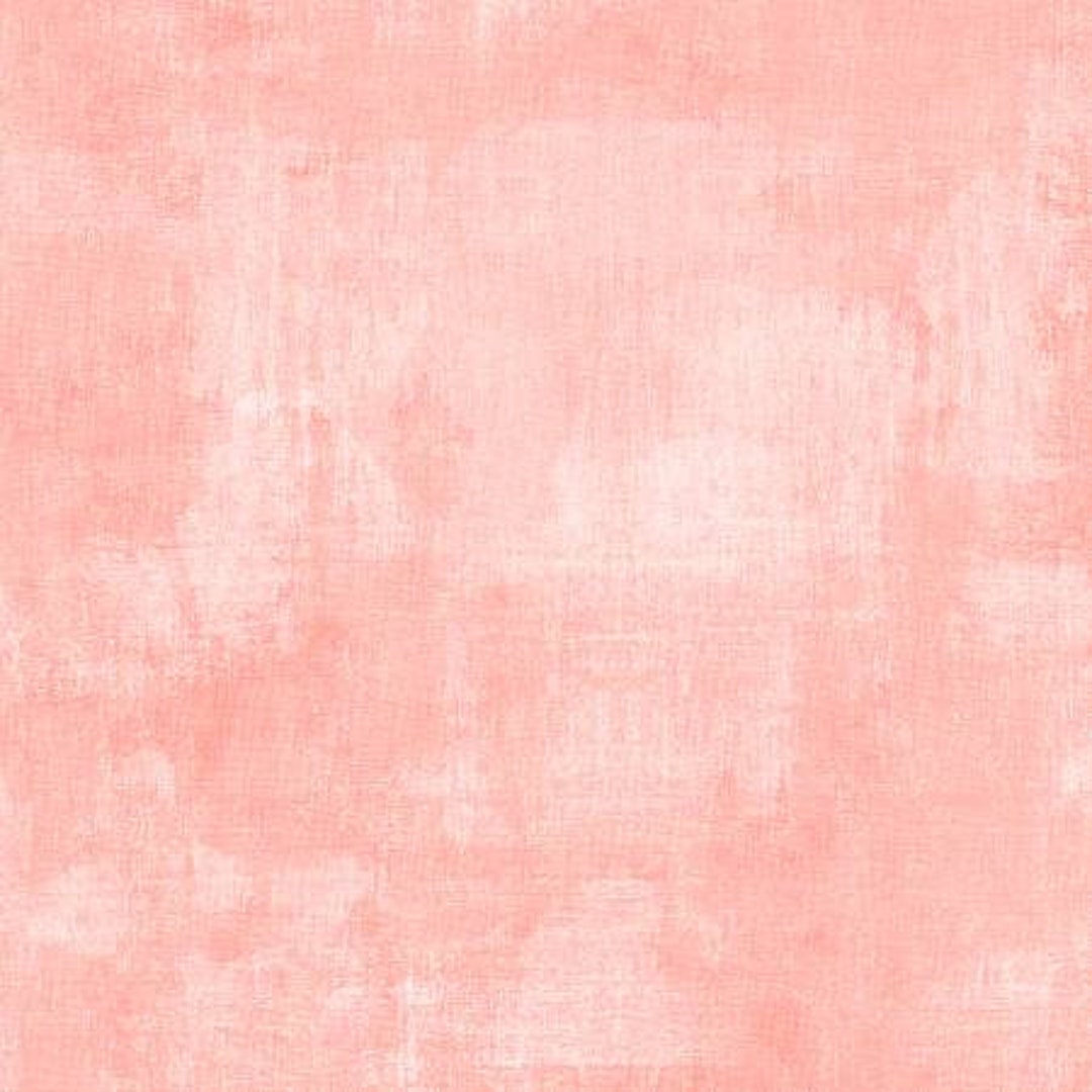 Mottled Cotton Fabric, Coral Dry Brush , by the Yard- Peachy Pink ...