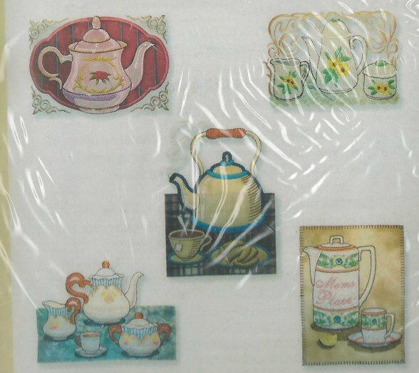 Teapots Collection Machine Embroidery Designs easy Stitch - Etsy