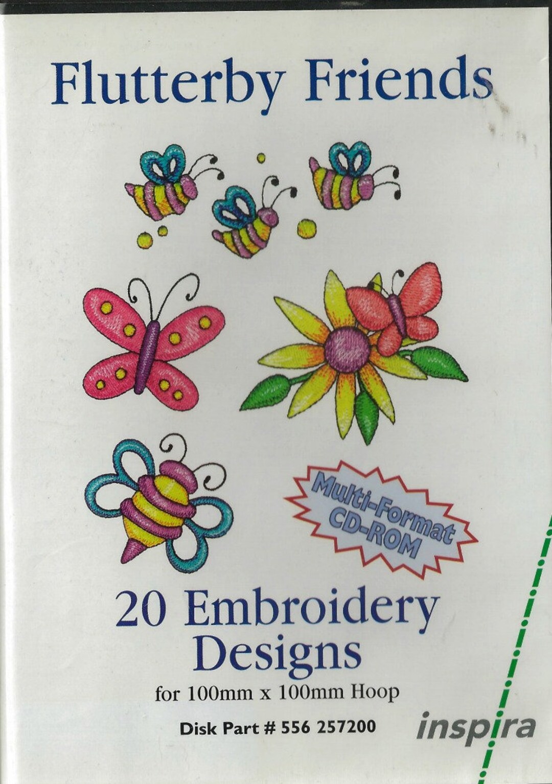 Flutterby Friends by Inspira, Machine Embroidery Designs Butterflies ...