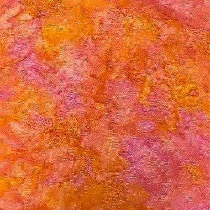 Orange Pink Fabric - Etsy