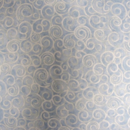 Blue Cotton Fabric Light Blue Cut by the Yard Natural - Etsy