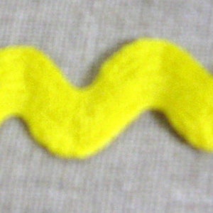 Lemon Yellow Ric Rac Trim, , 17mm (almost 5/8") , by the Yard - Etsy