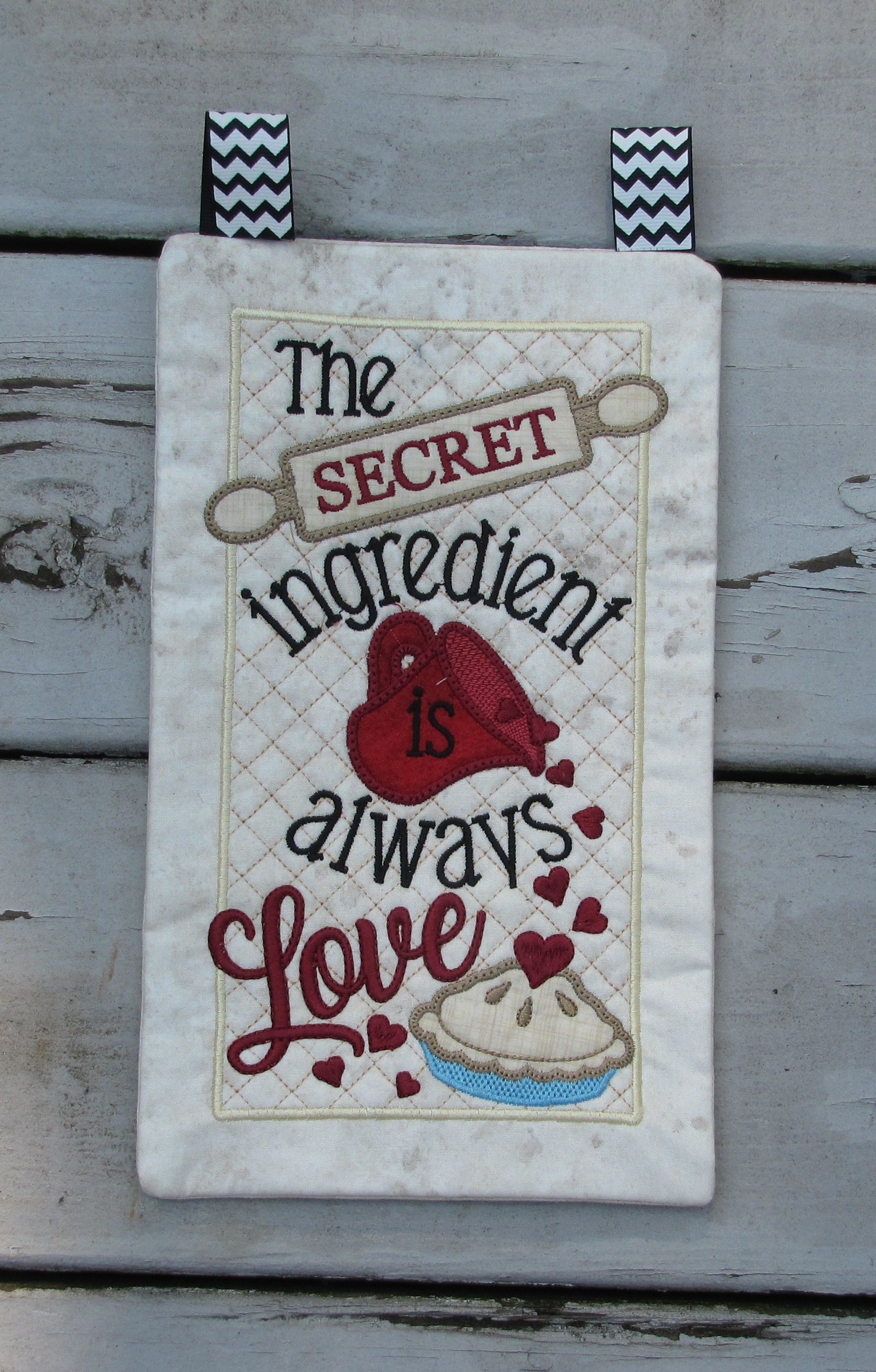 The Secret Ingredient Table Top Display ,made in the Hoop, by Janine ...