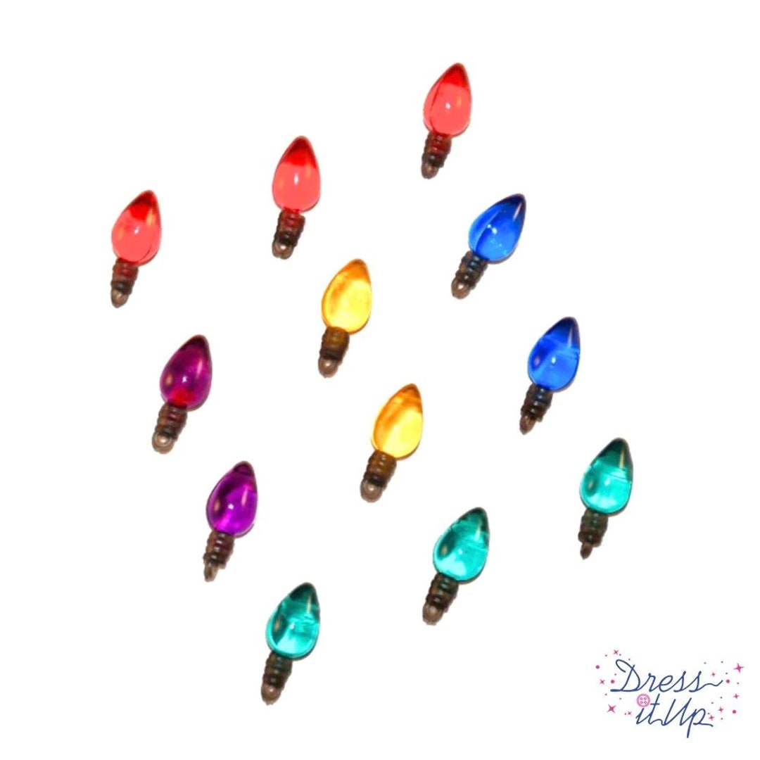 Christmas Lights Buttons, Tree Trimmer , Dress It up , Crafter Buttons ...