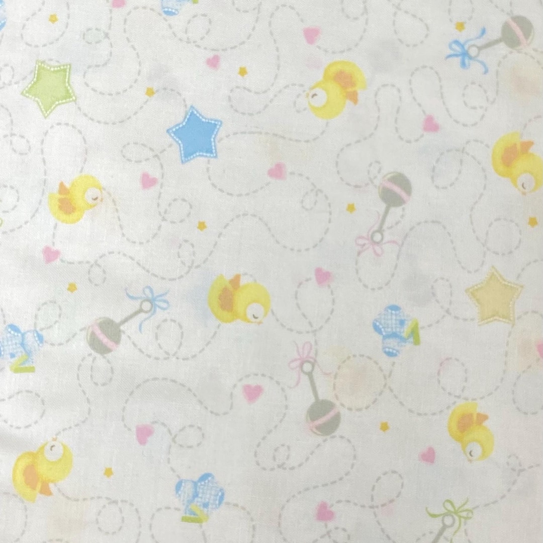 Nursery Cotton Fabric , Baby, Sweet Dreams, by the HALF YARD ...