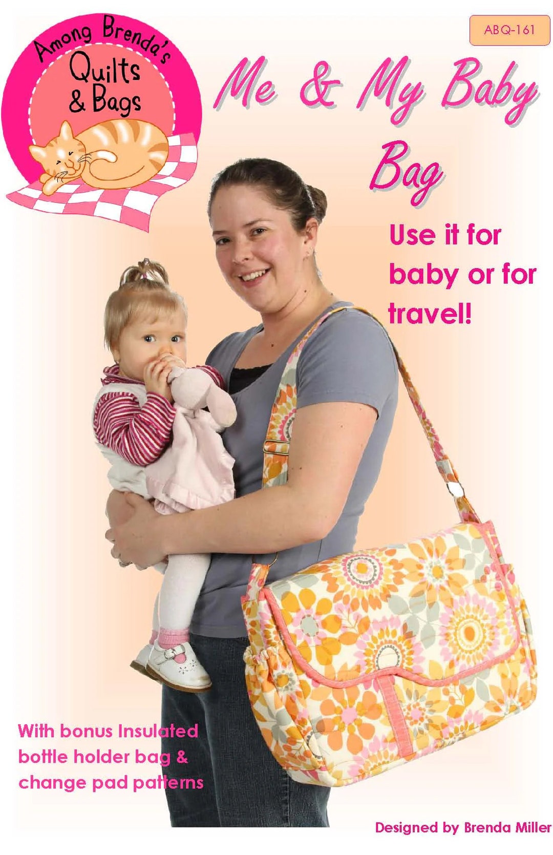 Me & My Baby Diaper Bag Pattern, Amongbrendasquilts, - Etsy