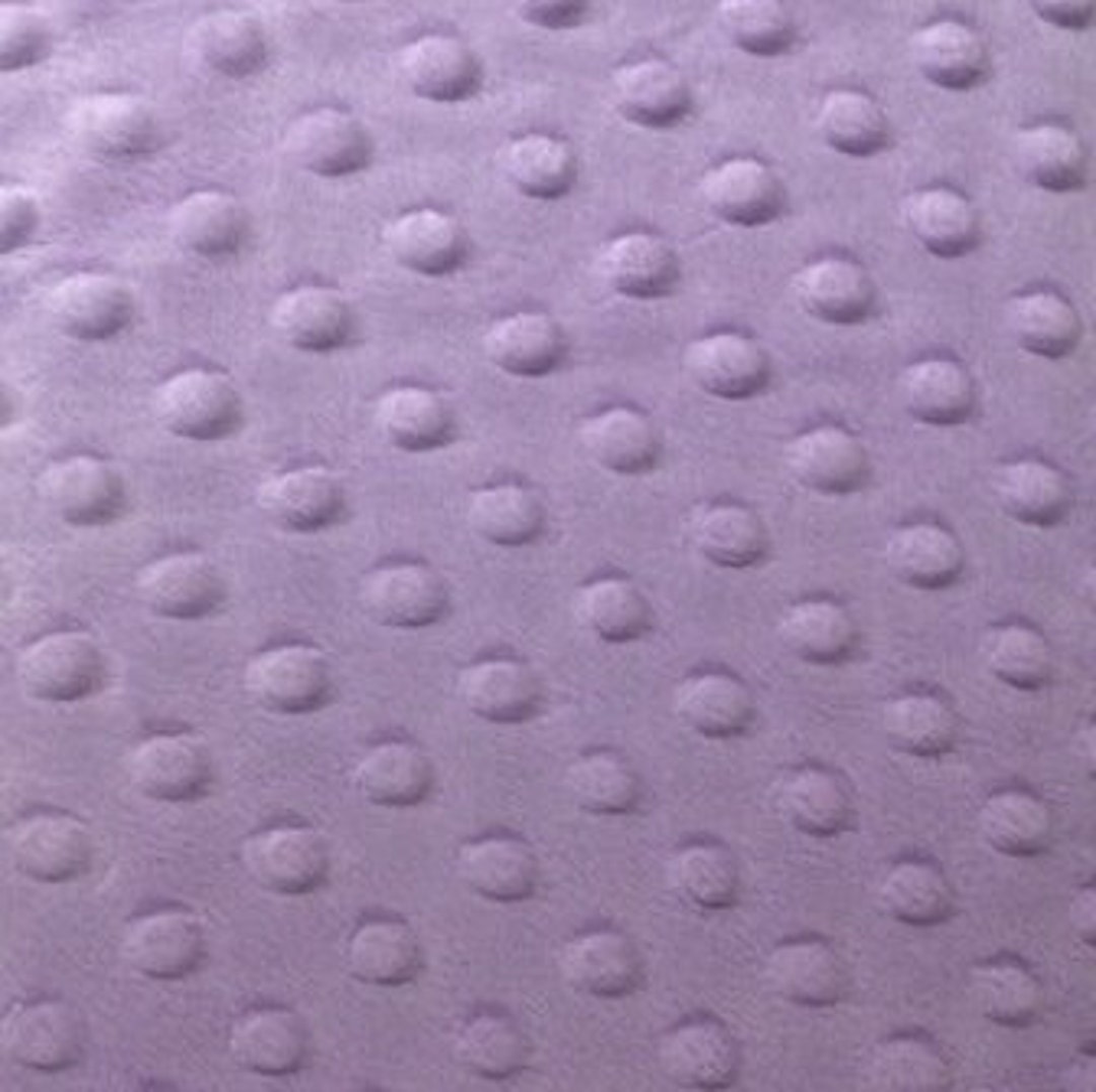 Lilac Cuddle Dimple Solid Minky Fabric Dimple Minky by the - Etsy