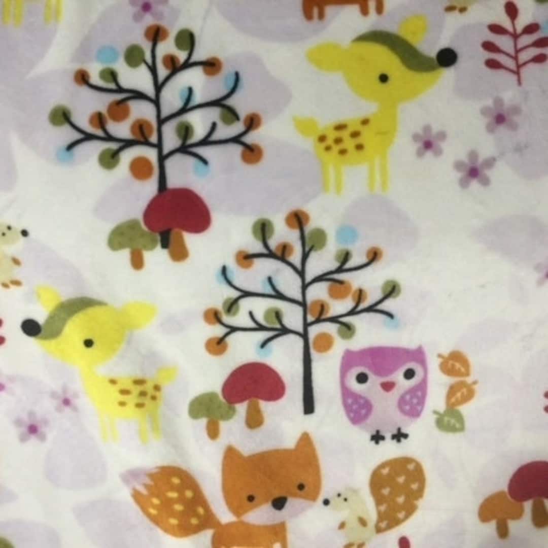 Woodland Cuddle/minky Fabric , Shannon Fabric, Designer by the Yard ...