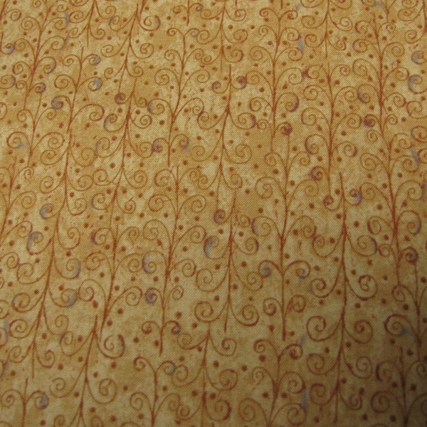 Tan Swirl Fabric - Etsy