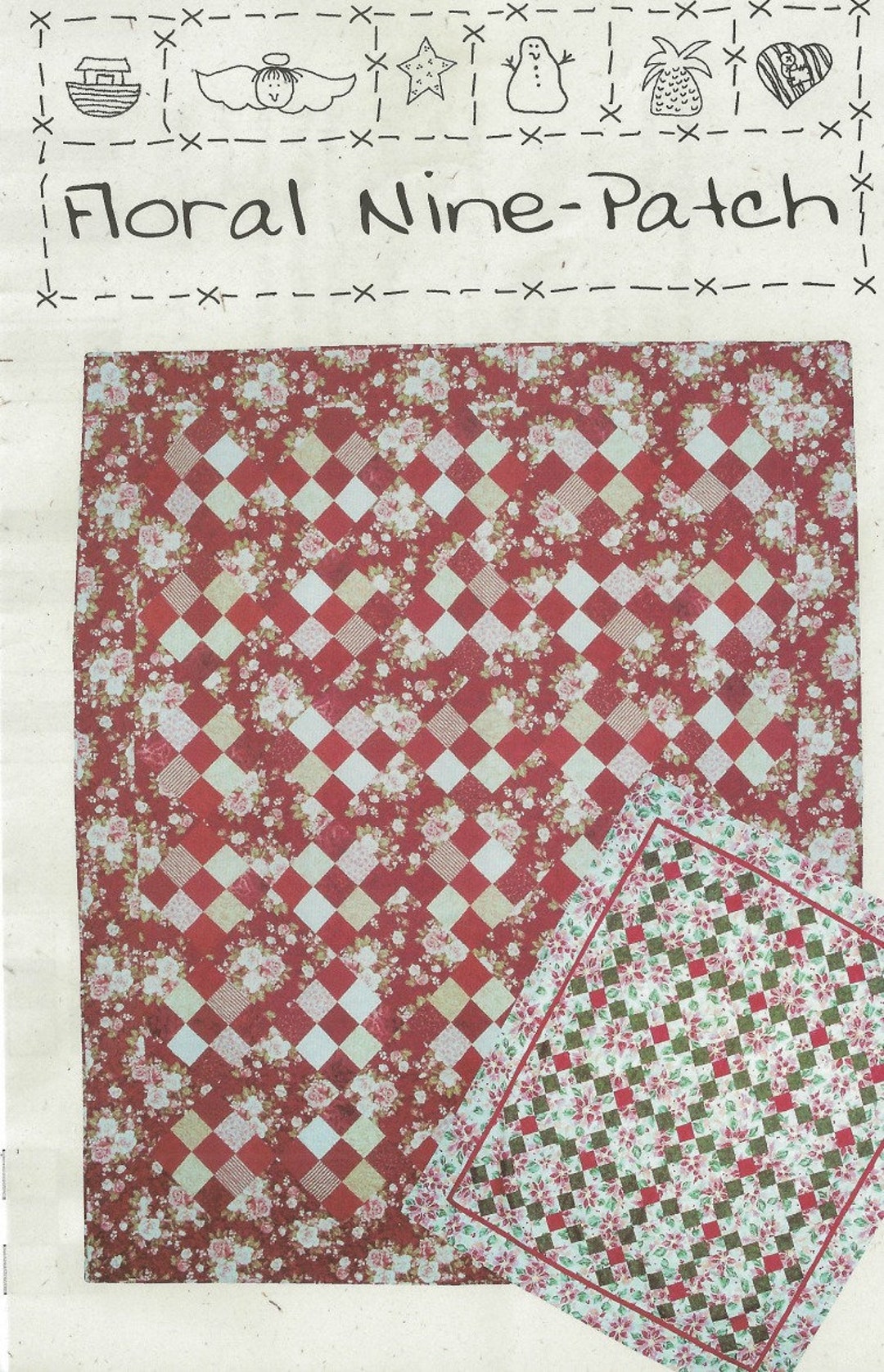 Nine Patch Quilt Pattern, Scrappy or Coordinating, New, - Etsy