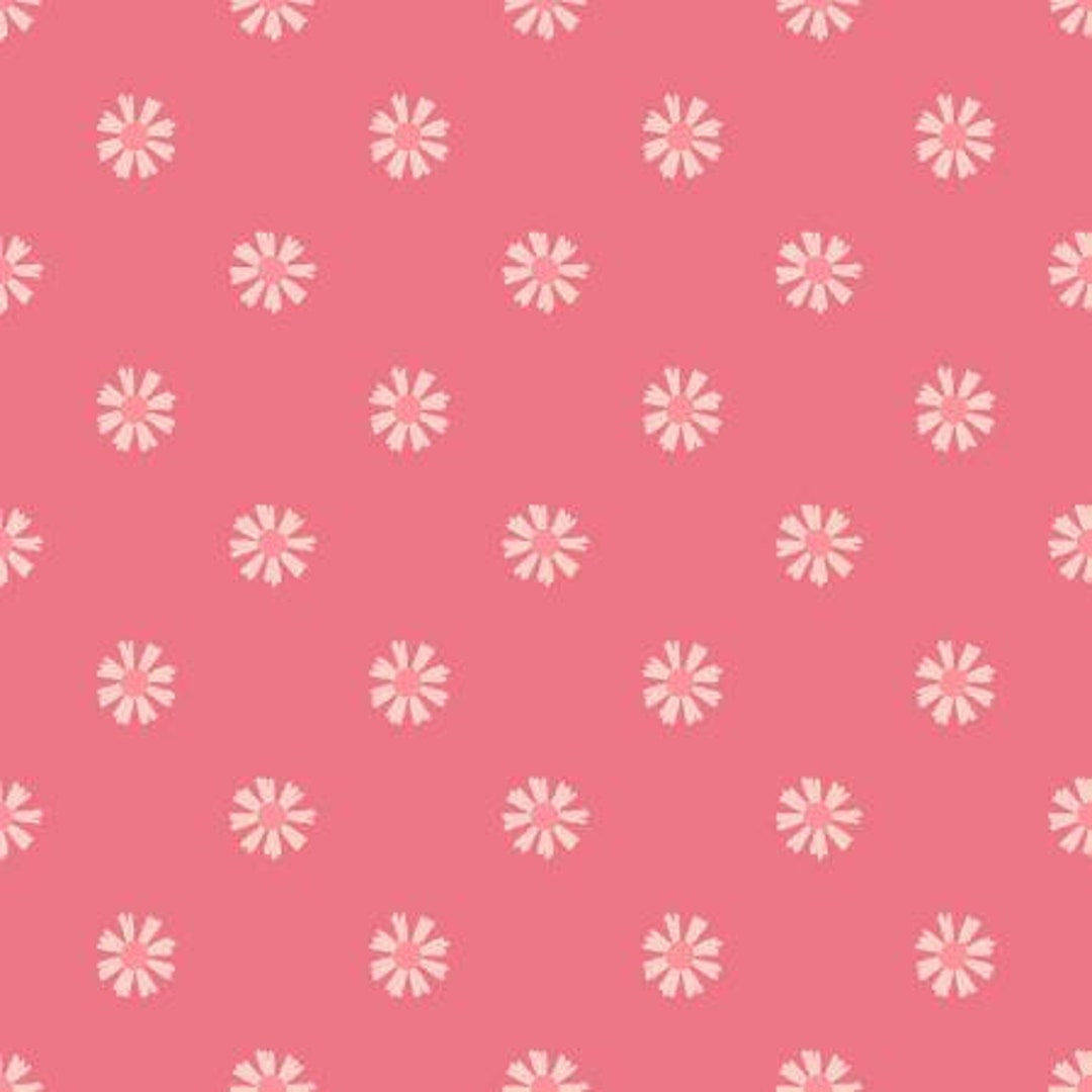 Pink Floral Fabric Pretty Pink Daisy Fabric studio E Cotton Material - Etsy