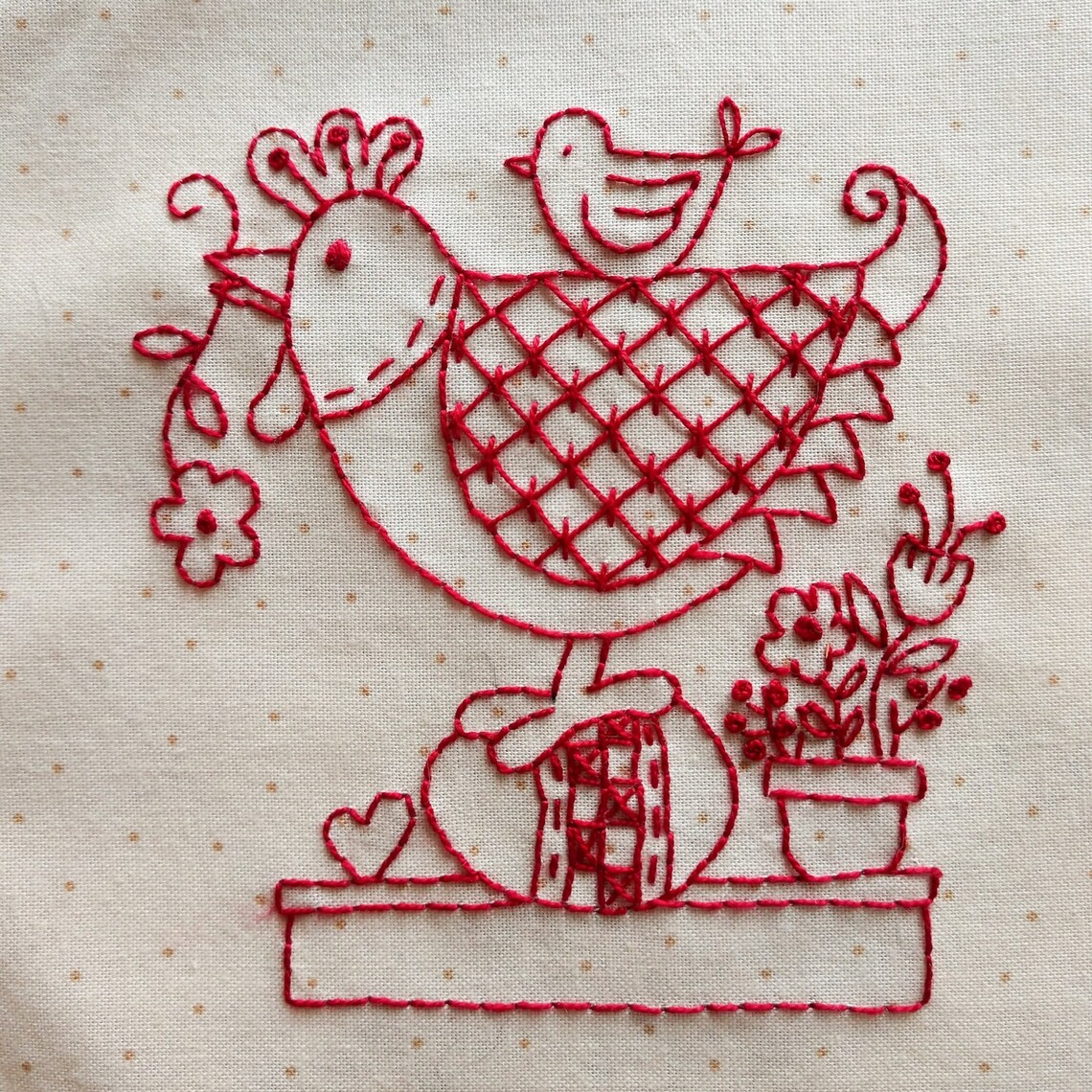 Redwork Machine Embroidery Pull Toy Farm Animals , CD - Etsy