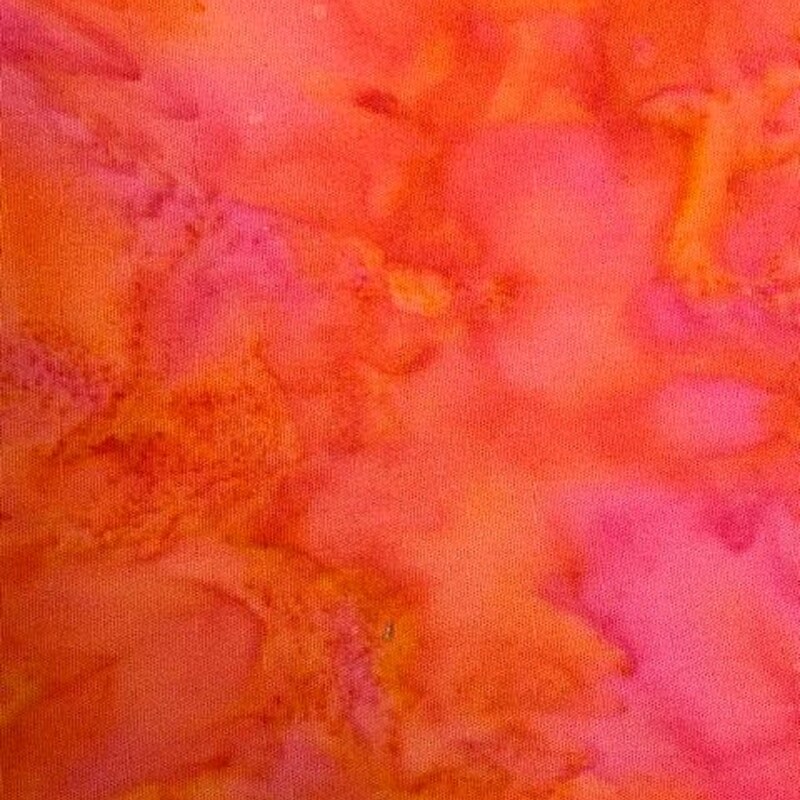 Orange Pink Fabric - Etsy