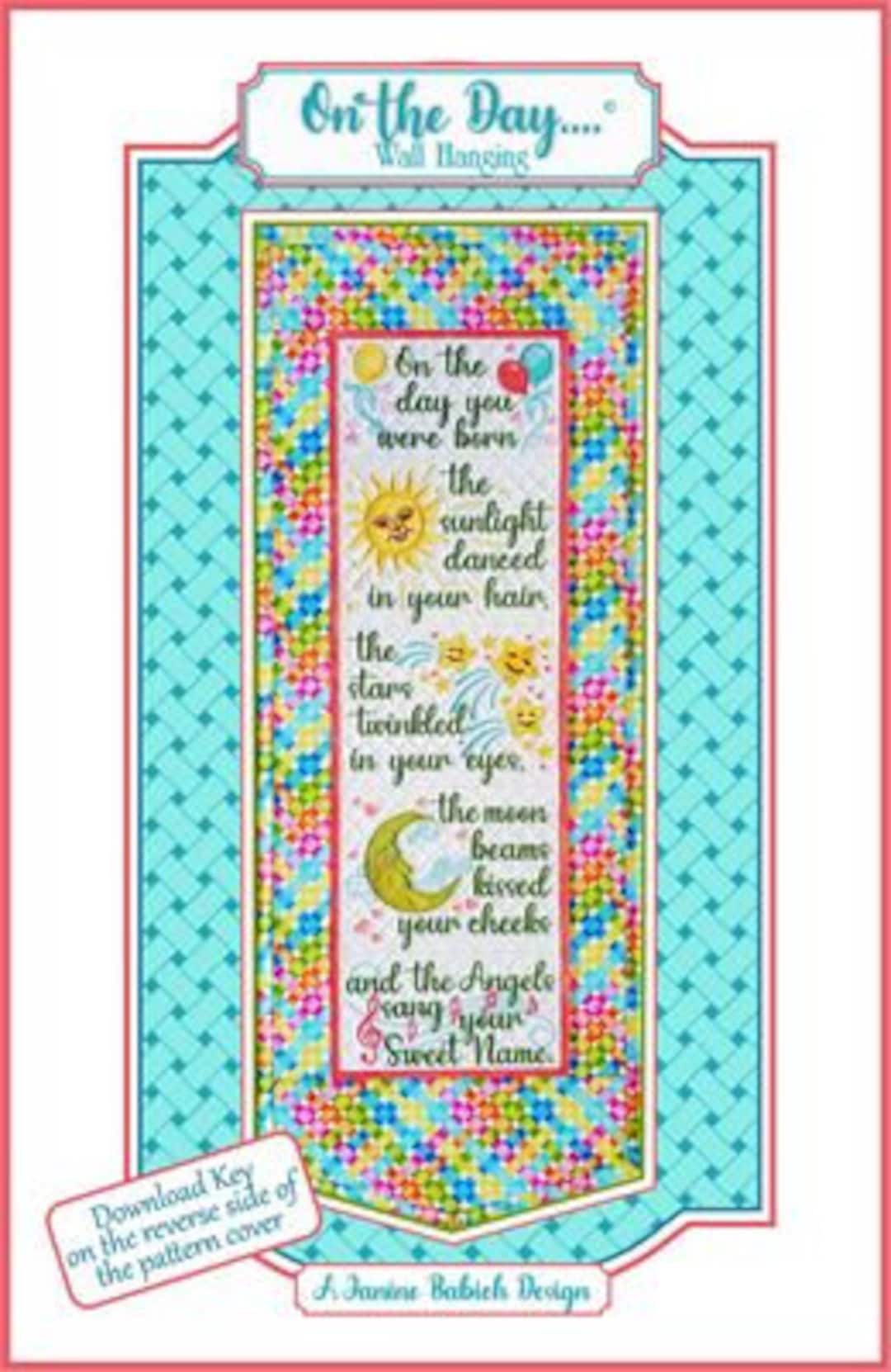 On the Day Machine Embroidery Design for Baby by Janine Babich Designs ...