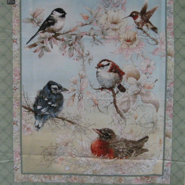 Bird Quilt Panel - Etsy