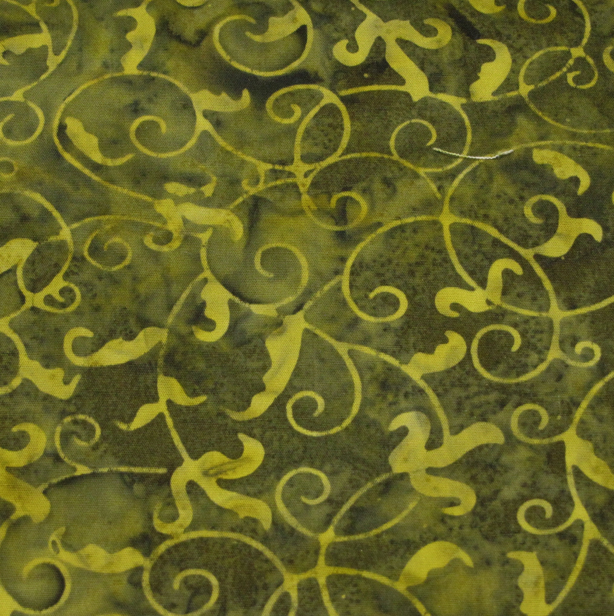 Hunter Green Floral Batik galaxy by the Yard - Etsy