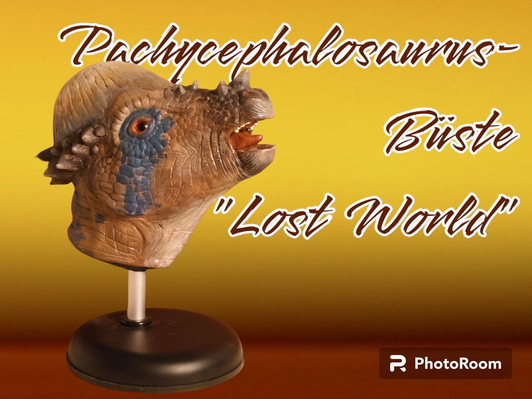 Pachycephalosaurus Dino Dinosaur Head Model Bust Maquette Lost World ...