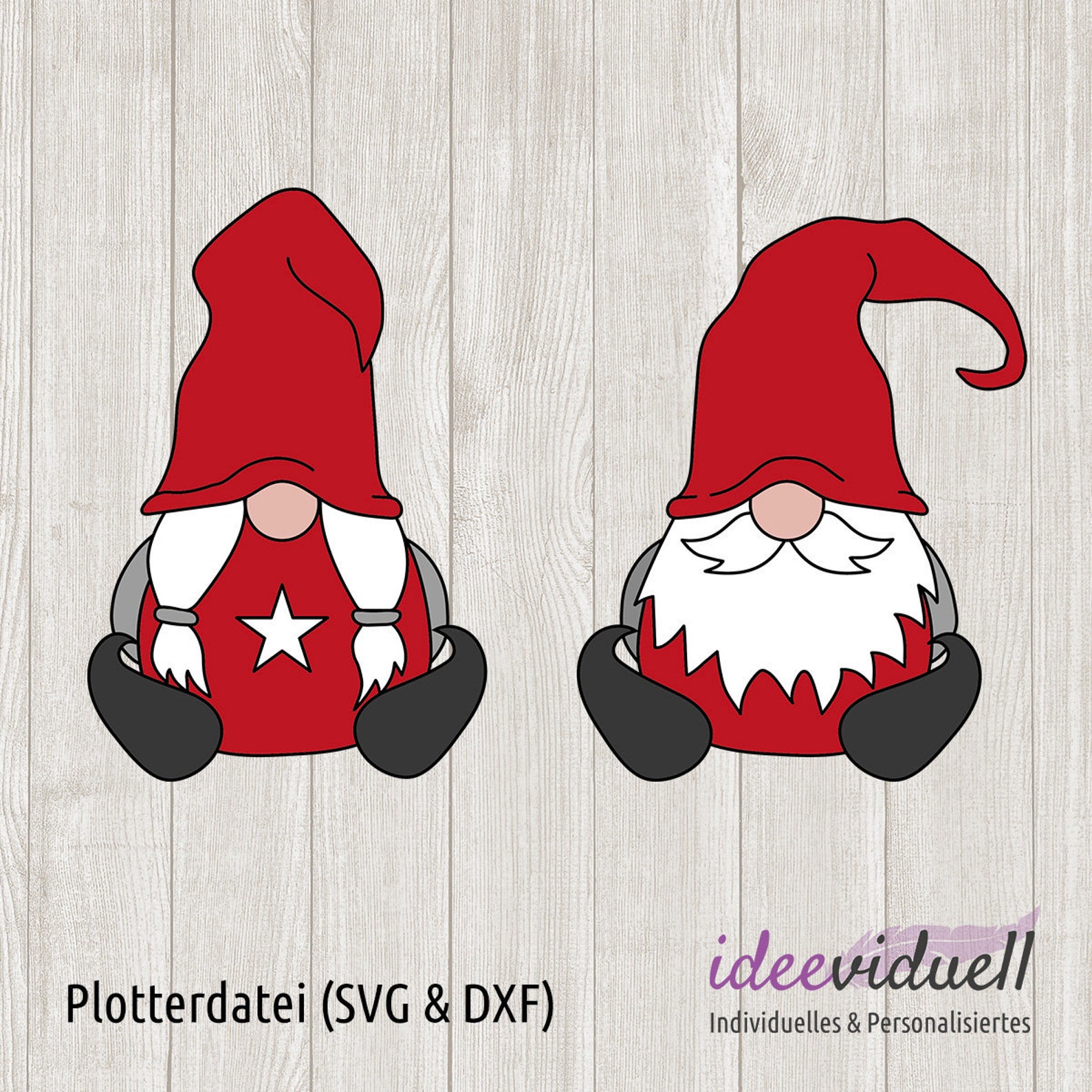 Wichtel Plotterdatei SVG DXF Datei Download plotten - Etsy.de