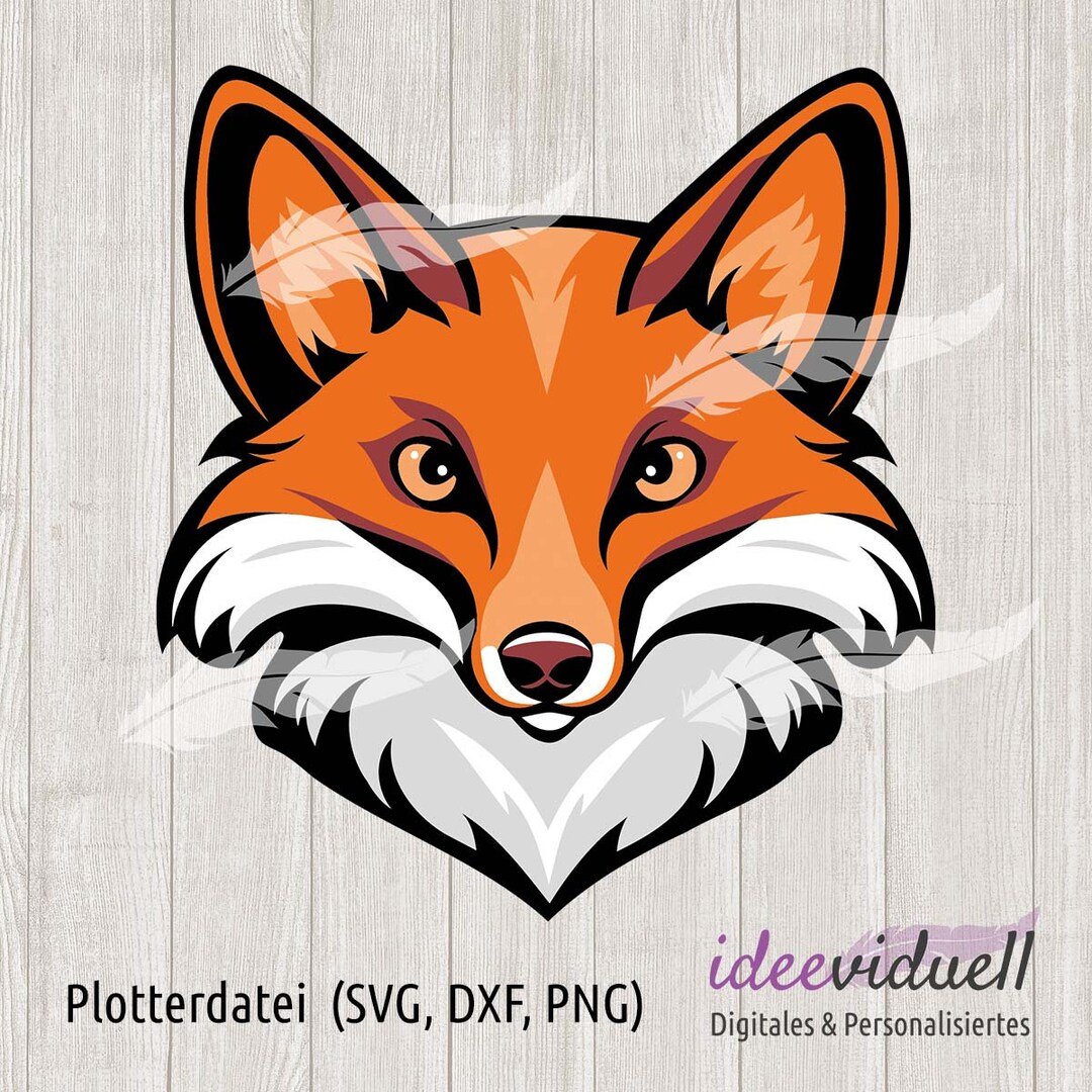 Fuchs Plotterdatei SVG DXF Download - Etsy.de