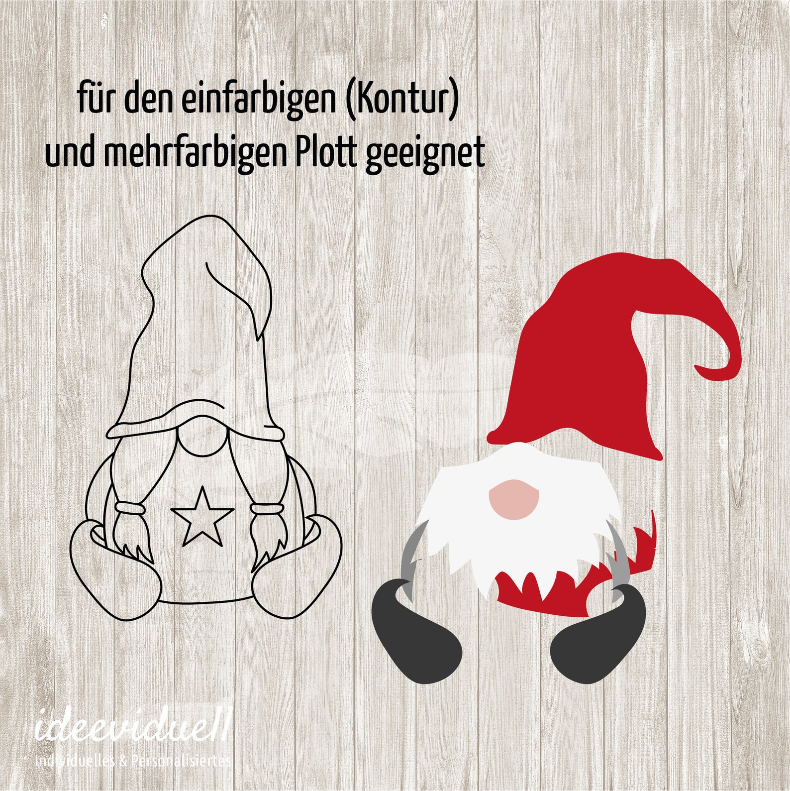 Wichtel Plotterdatei SVG DXF Datei Download plotten - Etsy.de