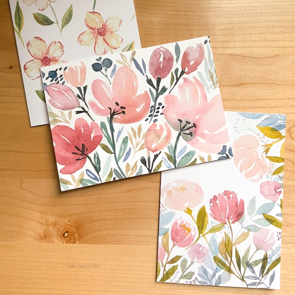 Watercolor Greeting - Etsy