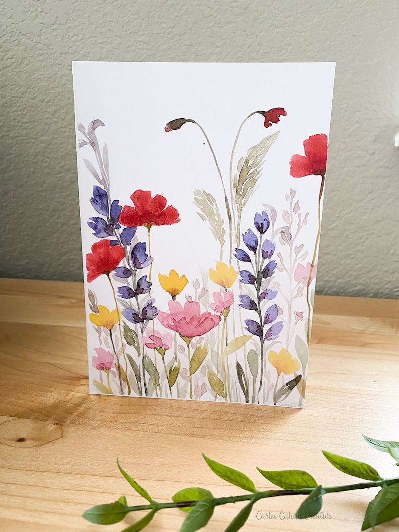 Wildflower Card Bundle - Etsy