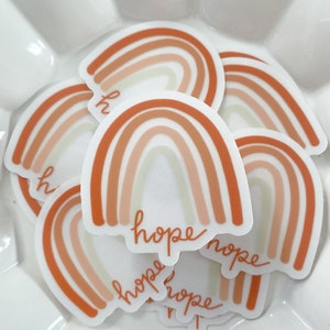 Hope Rainbow Sticker - Etsy