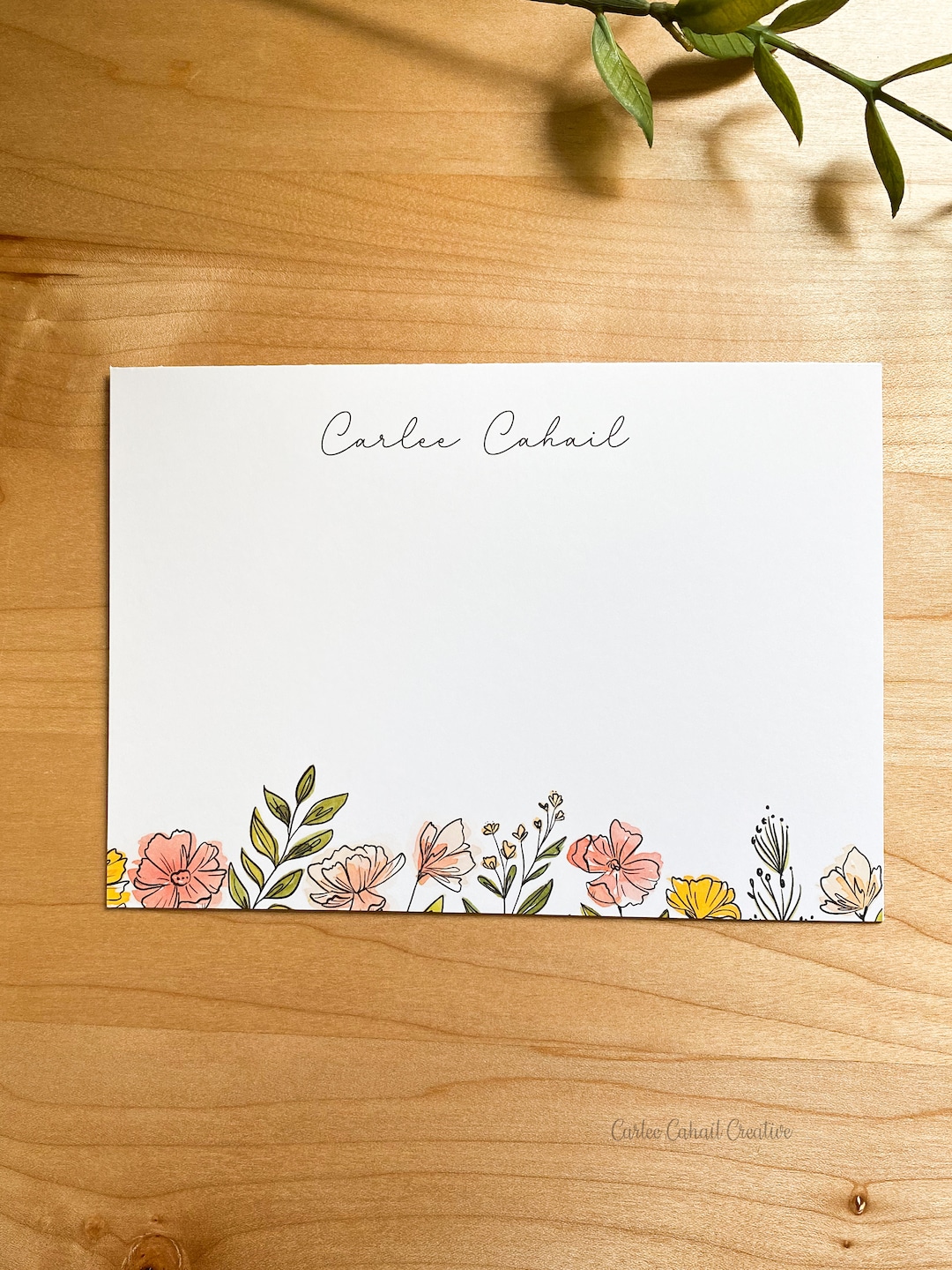 Personalized Name Greeting Cards - Etsy