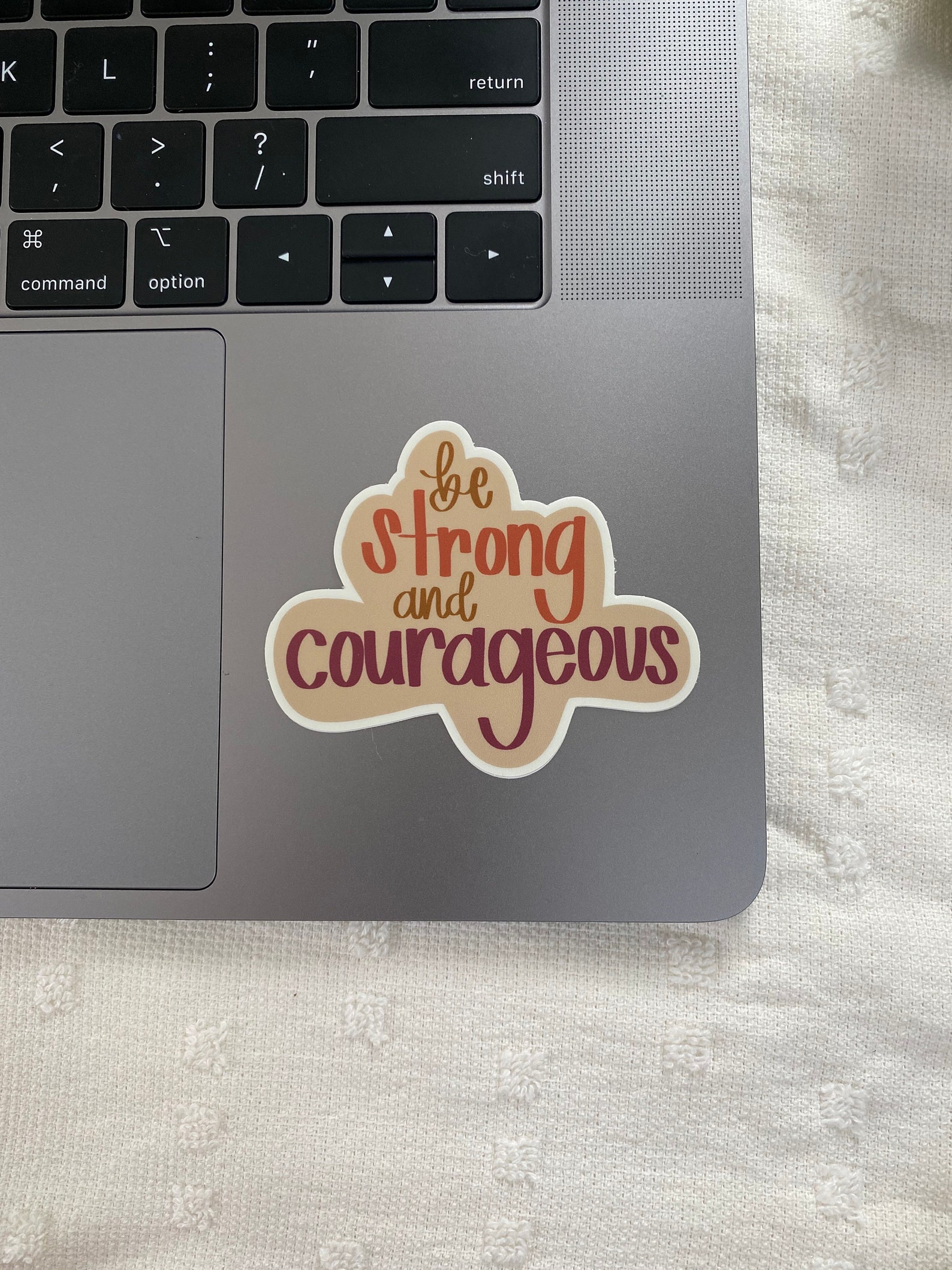 Be Strong and Courageous Sticker - Etsy