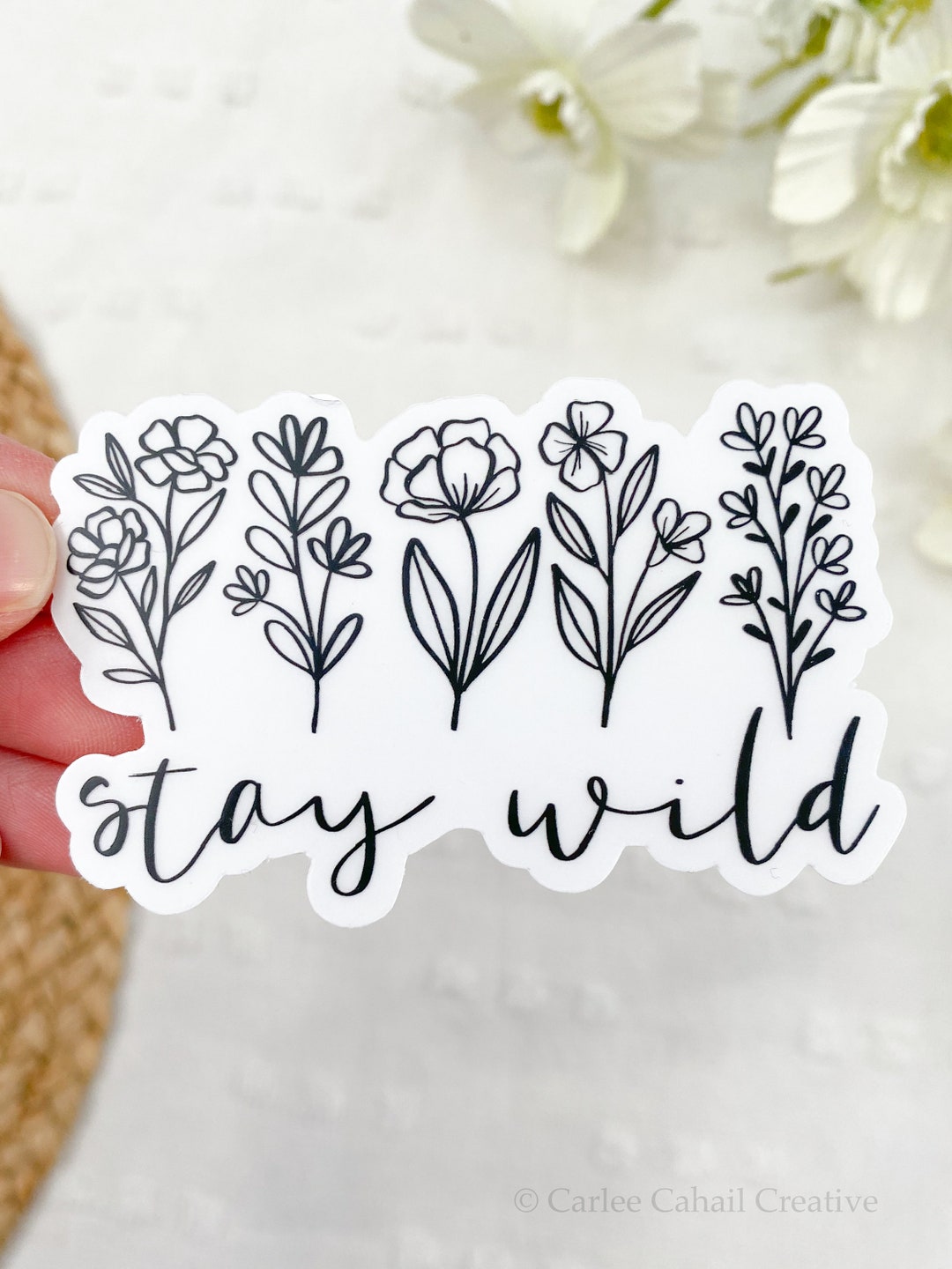 Stay Wild Clear Sticker - Etsy