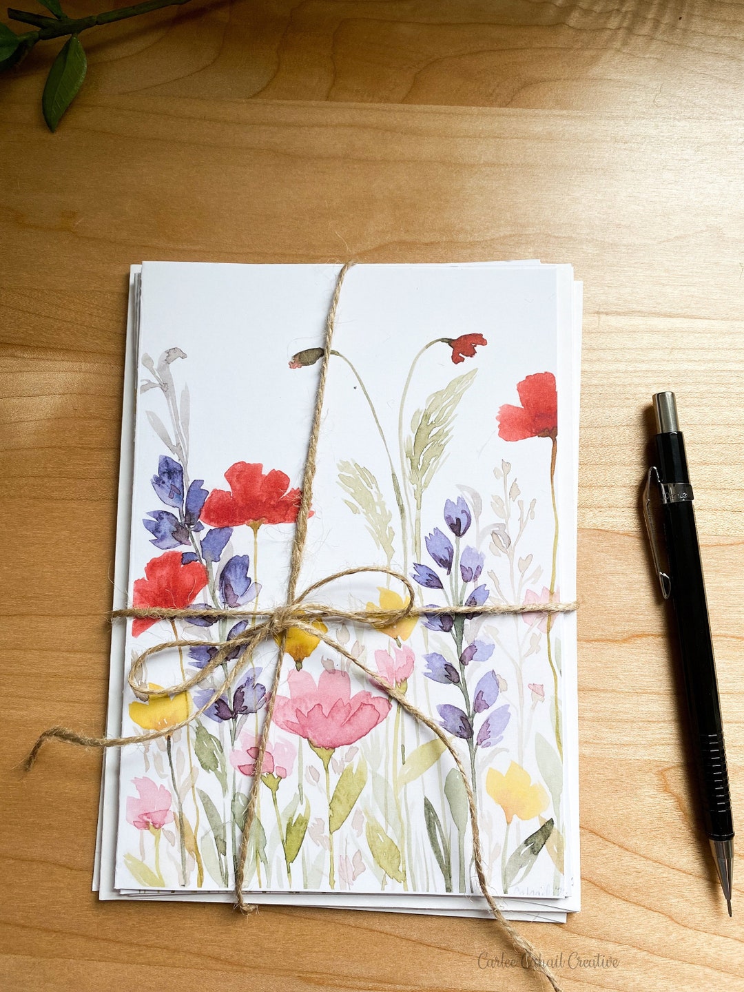Wildflower Card Bundle - Etsy
