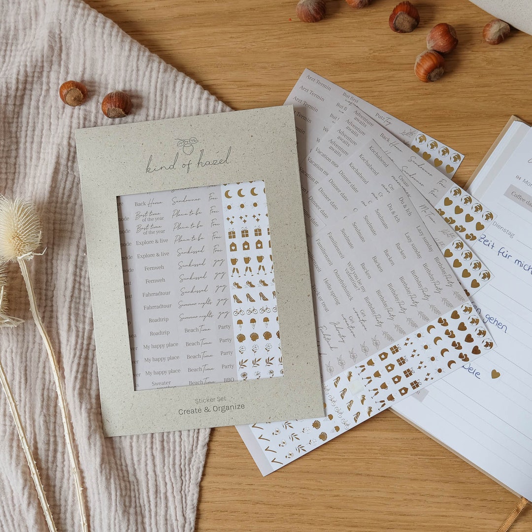 Kind of Hazel Sticker Set create & Organize - Etsy