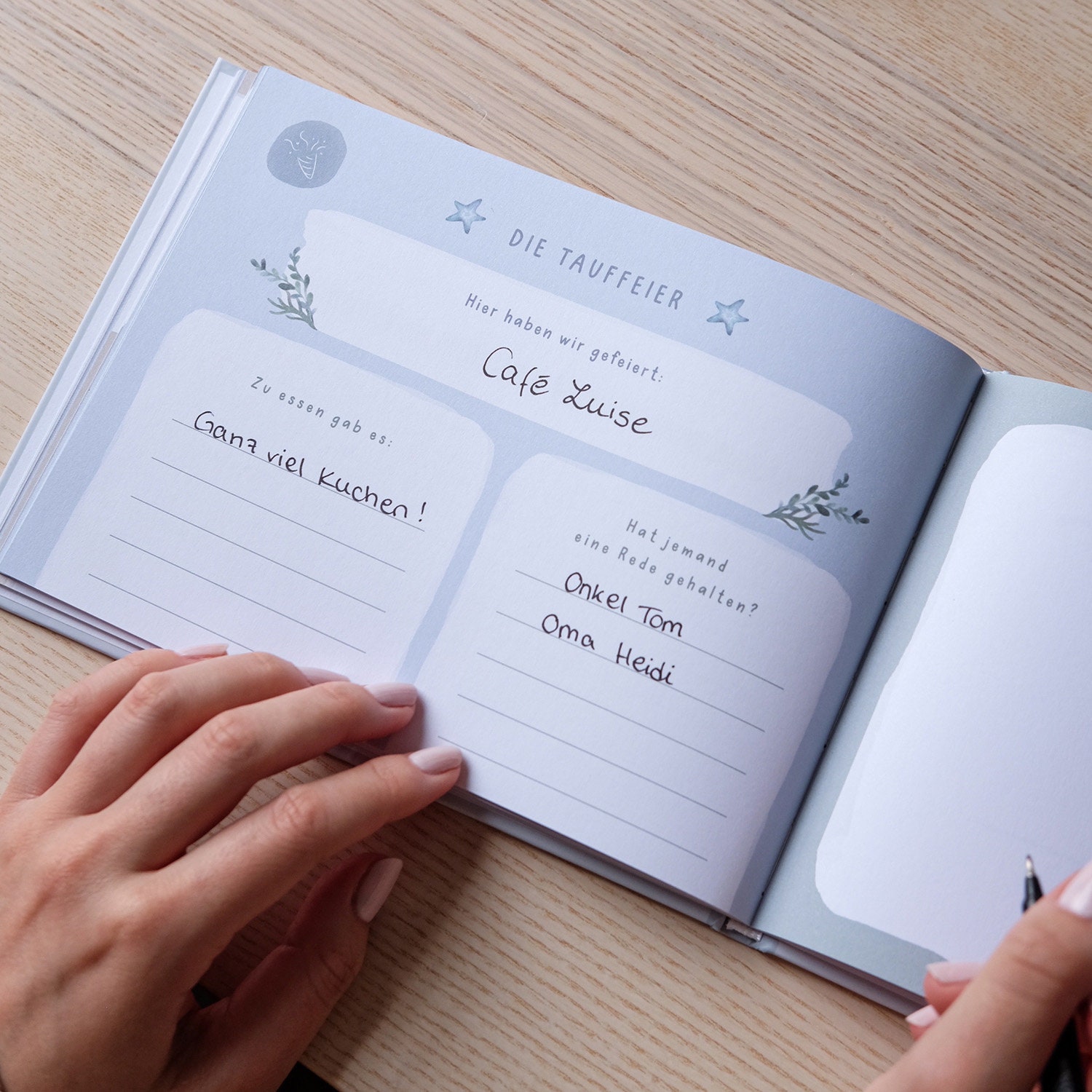 Taufbuch "Meine Taufe" - Wal - Etsy.de
